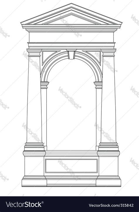 Architectural Element Royalty Free Vector Image