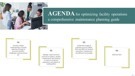 Optimizing Facility Operations A Comprehensive Maintenance Planning