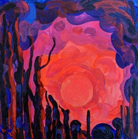 მზის ჩასვლა Gemarket Art მხატვარი რეზო ადამია