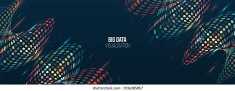 Big Data Visualization Algorithms Technology Sorting Stock Vector