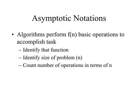 Asymptoticnotations Ppt