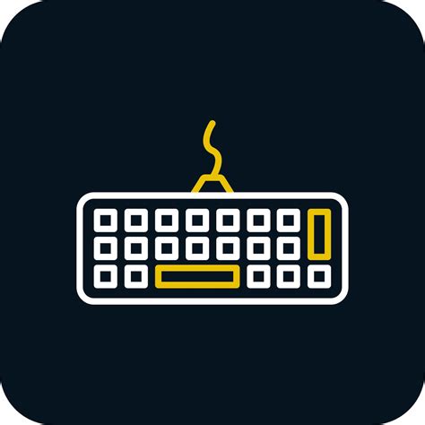 Keybord Line Red Circle Icon 44051820 Vector Art At Vecteezy