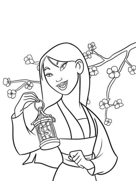 31 Disegni Mulan Da Colorare Pdf Stampabile Gratuito Per Bambini