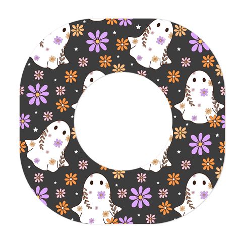 Groovy Ghosts Patch Tape Designed For The Dexcom G7 Pump Peelz