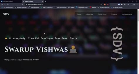 Video Swarup Vishwas On Linkedin Portfolio Projects Achievements