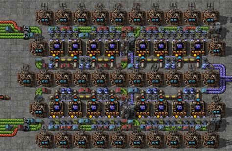 Late Game Processing Unit Setup Factorio