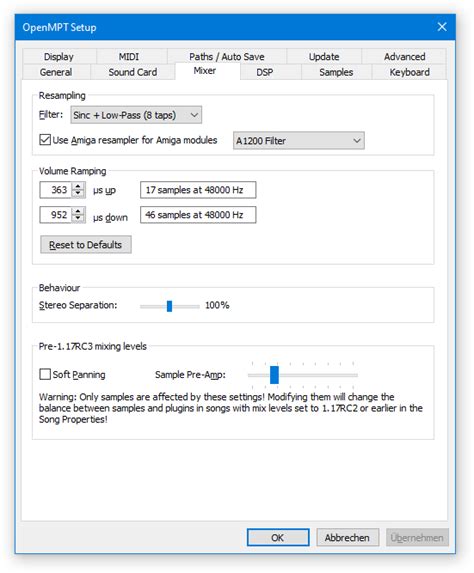Manual Setupmixer Openmpt Wiki Manual Setupmixer Openmpt Wiki