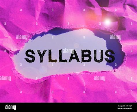 Conceptual Display Syllabus Business Showcase A Summary Outline Of A Discourse Treatise Or Of