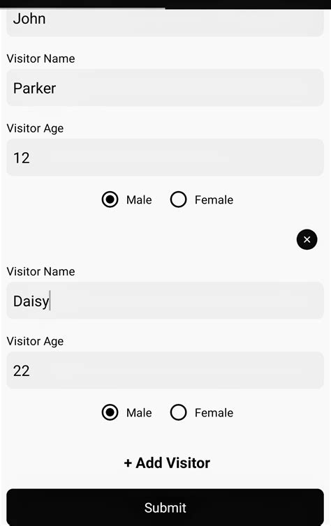 Swift How To Solve This Issue By Adding Visitors Into An Array From Textfields In Cells Of The