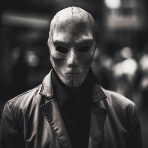 Premium Photo Man Without A Face Hypocrisy Anonymous In A Mask Ai