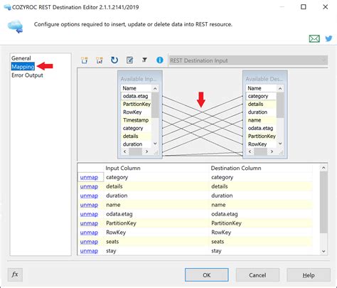 Azure Table Connection Cozyroc