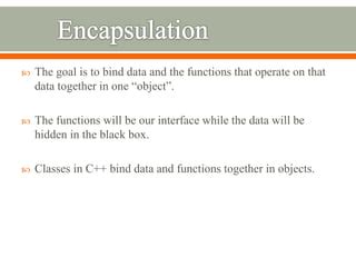 Use Classes With Object Oriented Programming In C Ppt