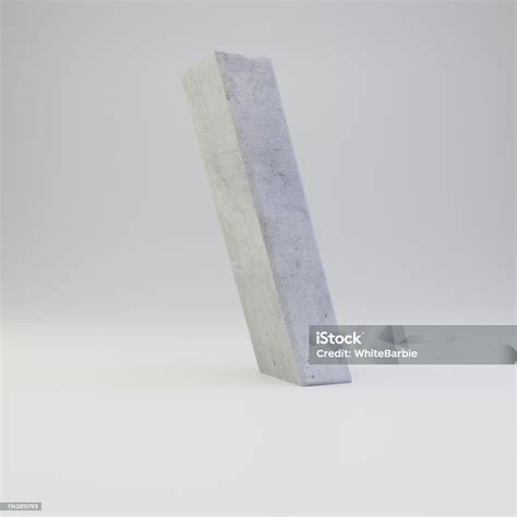 흰색 배경에 고립 된 석고 텍스처와 콘크리트 백 슬래시 기호 3차원 형태에 대한 스톡 사진 및 기타 이미지 3차원 형태
