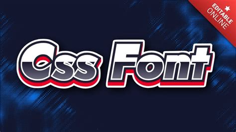 Css Font Text Effect Generator