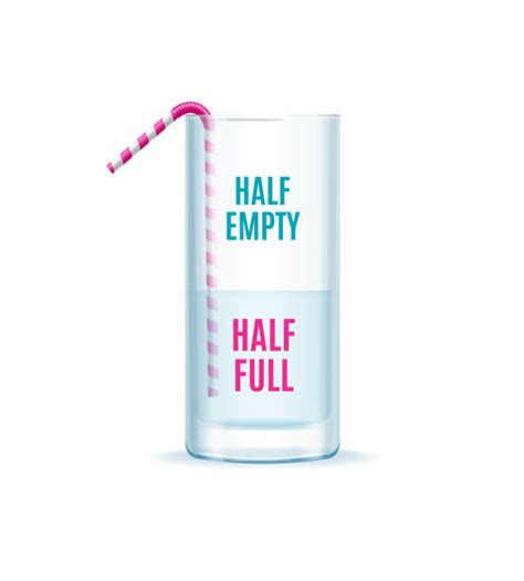 Glass Half Full Optimism Illustrations Royalty Free Vector Graphics And Clip Art Istock