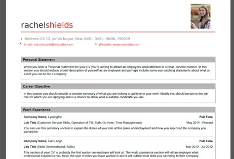 How To Write A CV If You Dont Have Much Work Experience Broke In London