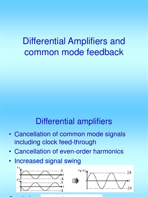 Cmfb Pdf Amplifier Operational Amplifier