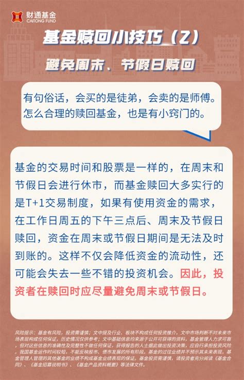 基金赎回小技巧（2）——尽量避免周末、节假日赎回财富号东方财富网