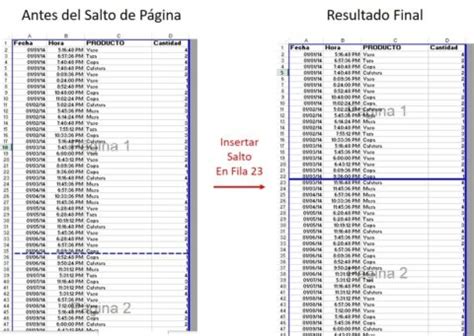 Como Dividir Hojas En EXCEL Para IMPRIMIR Cosmo Del Como