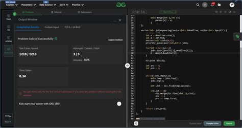 Gfg160 Geekstreak2024 Gfg160 Geeksforgeeks Codingchallenge Panish S