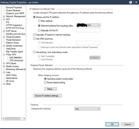 Unable To Get Vpn Link Selection Working With 3rd Check Point