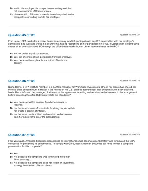 SOLUTION Cfa Level Mock Exam Part Studypool