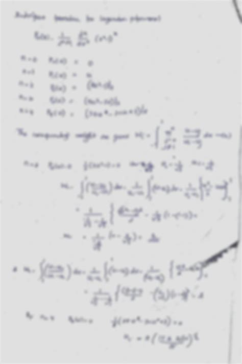 Solution Gaussian Integration Studypool