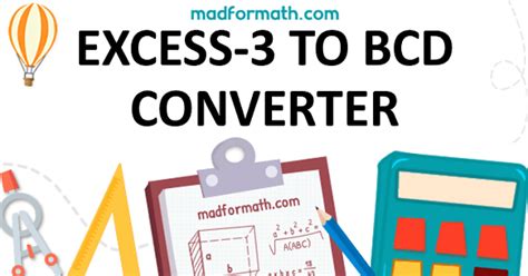 Excess 3 To Bcd Converter