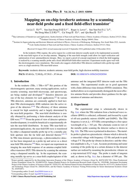 Pdf Modeling A Radio Frequency Single Electron Transistor Scanning Probe