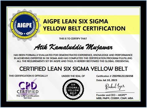 atik mujawar on linkedin processimprovement sixsigmacertification