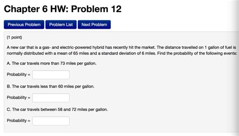 Solved Chapter 6 HW Problem 12 Previous Problem Problem Chegg Com