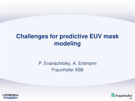 Pdf Challenges For Predictive Euv Mask Modeling · Rcwa Based Mask Diffraction Simulation Well