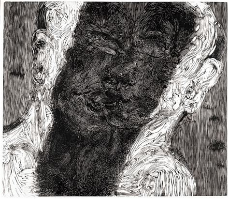 月蚀之九 杨宏伟作品 国际学院版画联盟