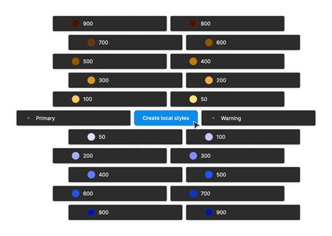 UI Color Palette