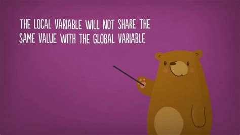 Scope Of Variables Why Are Global Variables Not Recommended Youtube