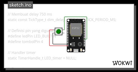 Latihantimerinterrupt Wokwi Esp32 Stm32 Arduino Simulator