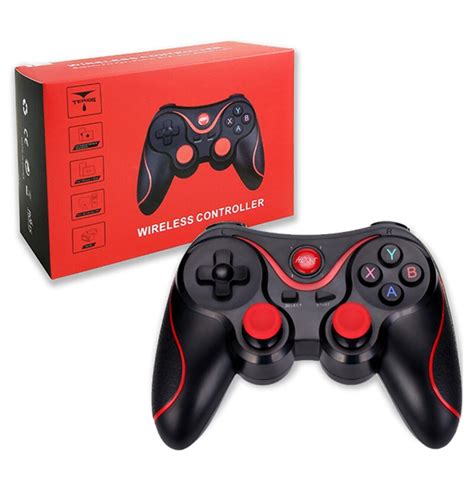 Terios T3 X3 Wireless Bluetooth Joystick Controller With Phone Holder For Smartphone Windows