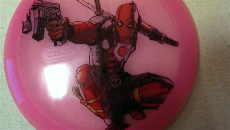 Deadpool Inspired Golf Disc Deadpool
