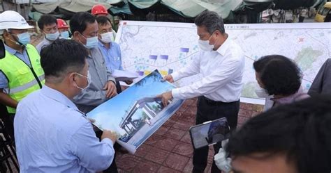 ឯកឧត្ដម ស៊ុន ចាន់ថុល ដឹកនាំគណៈប្រតិភូចម្រុះ ចុះពិនិត្យវឌ្ឍនភាពការងារសាងសង់ផ្លូវជាតិលេខ៣