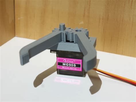 Robot Arm Claw For Mg90s Micro Servo Motor By Printworks Makerworld Download Free 3d Models