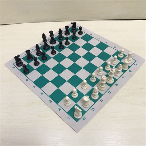 P15 345cm Green And White Vinyl Tournament Chess Bo Grandado