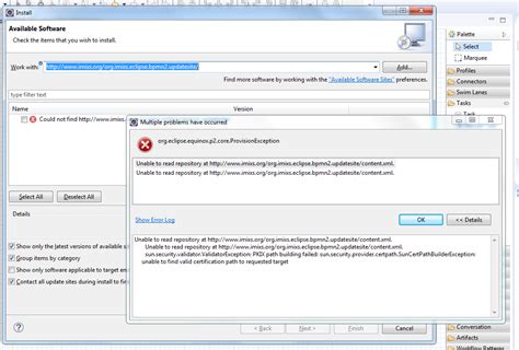 I Am Trying To Install Imixs Plugin On Eclipse Neon But Got That Error Issue Imixs