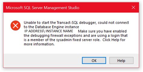 Sql Debugger Not Working From Windows 10 Pro Or Home Databases Spiceworks Community