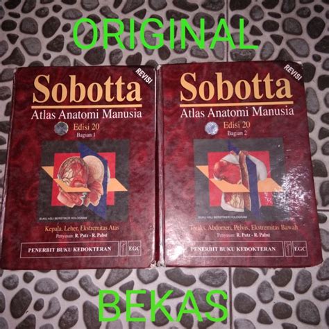 Jual Atlas Anatomi Manusia Sobotta Edisi 20 Bagian 1 Dan 2 Revisi Penerbit Buku Kedokteran Egc