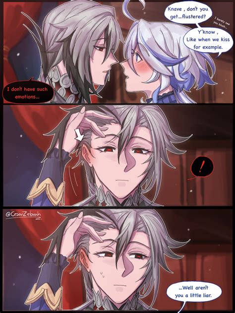 Furina And Arlecchino Genshin Impact Drawn By Cesar Zebrah Danbooru