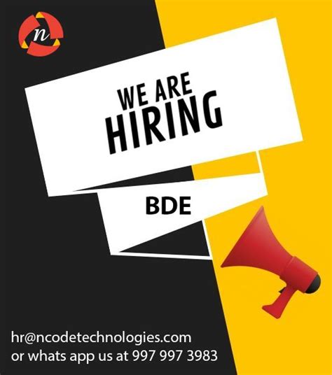 Ncode Technologies Inc On Linkedin Urgent Urgent Urgent Bde