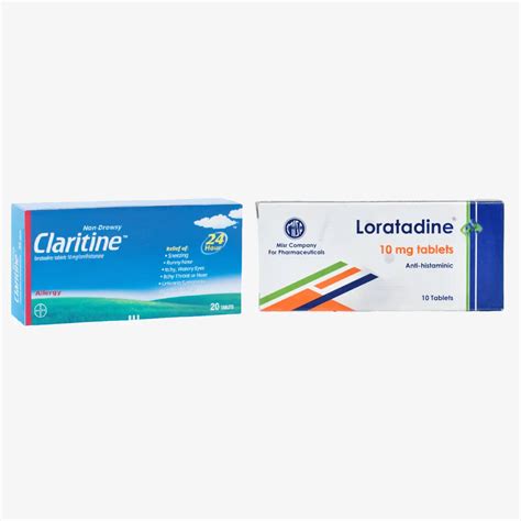 Comparison Of The Difference Between Loratadine And Claritin Tablets For Allergy Treatment