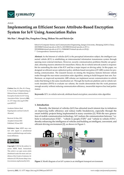 Pdf Implementing An Efficient Secure Attribute Based Encryption