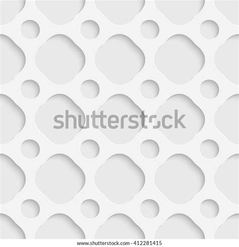 Seamless Circle Ring Pattern Vector Soft Stock Vector Royalty Free 412281415 Shutterstock