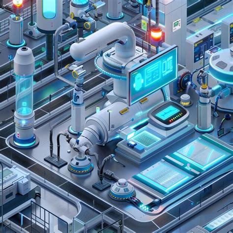 Smart Factory Industry Mm Computer Premium Ai Generated Image